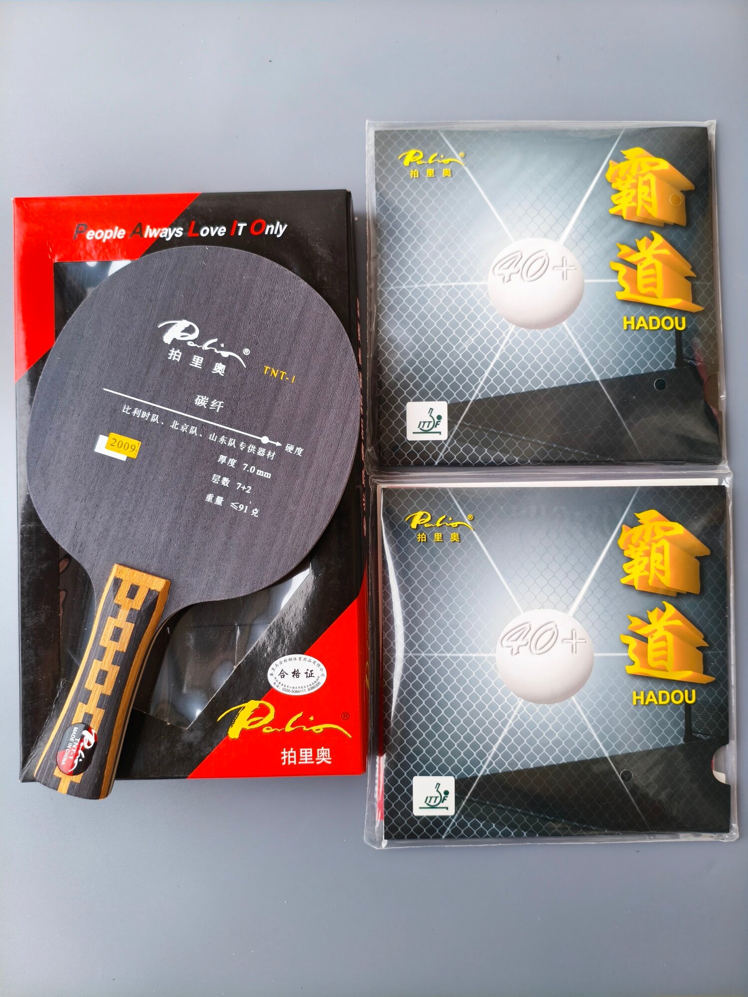 Ракетка ручной сборки Palio TNT-1 + hadou 40