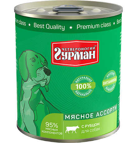 Консервы для собак с Рубцом (цена за упаковку) 340г х 6шт