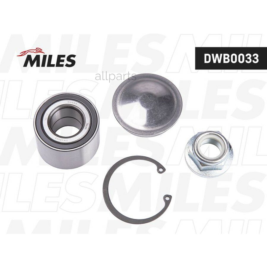 MILES DWB0033 Подшипник ступ. RENAULT LOGAN I/NISSAN NOTE/CHEVROLET SPARK M300 04- зад.