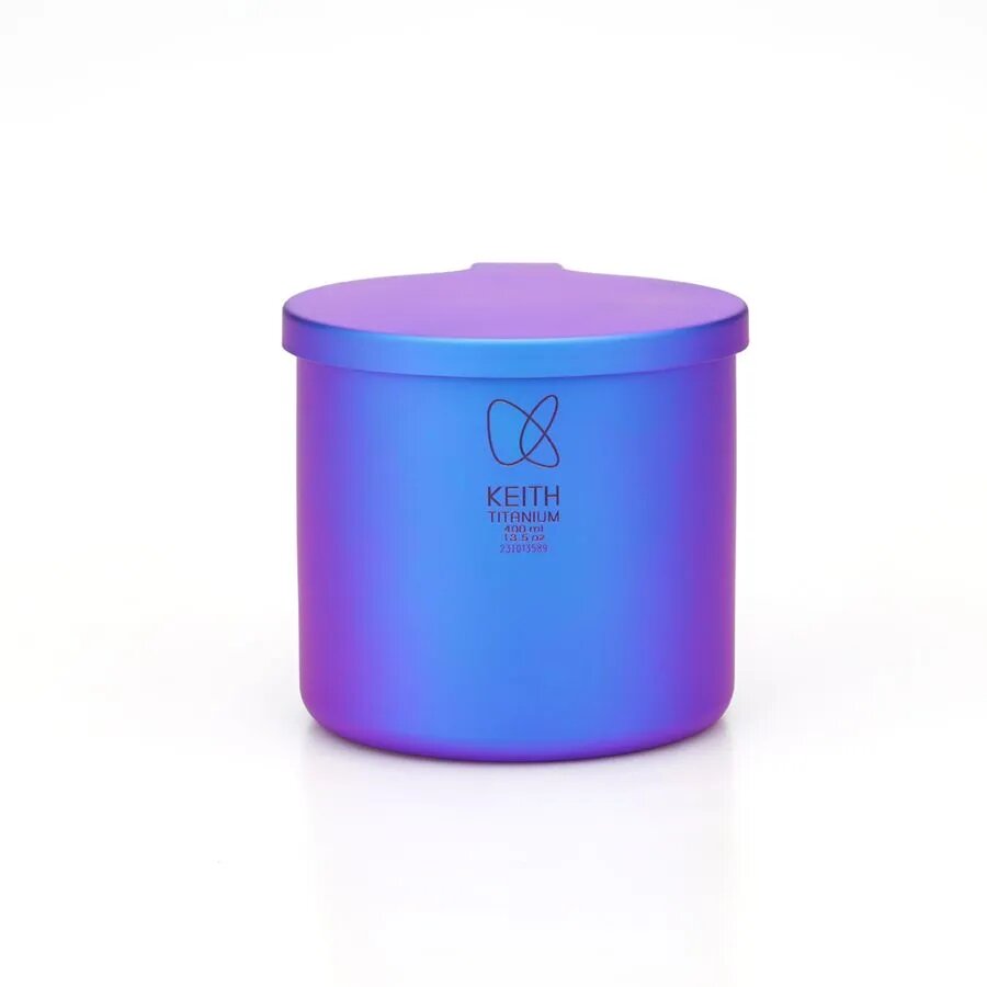 Кружка титановая с крышкой Keith Titanium Ti3258 400ml