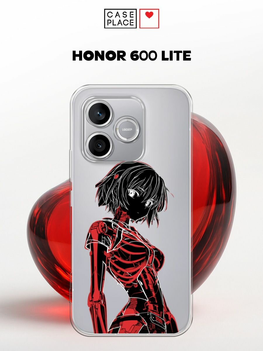 Чехол на Honor 600 Lite / Хонор 600 Лайт с принтом Кибер-девушка