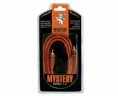 MYSTERY Кабель RCA, 1м, двойной экран MPRO 1,2*******************