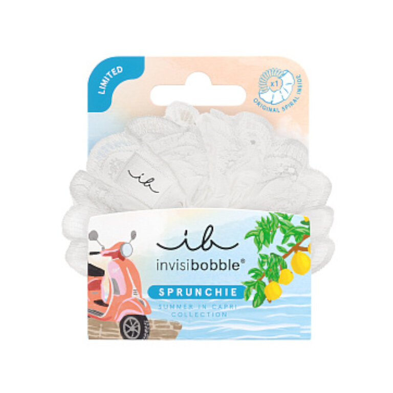 Invisibobble SPRUNCHIE Summer in Capri Blanco Bliss Резинки для волос Германия 1 шт