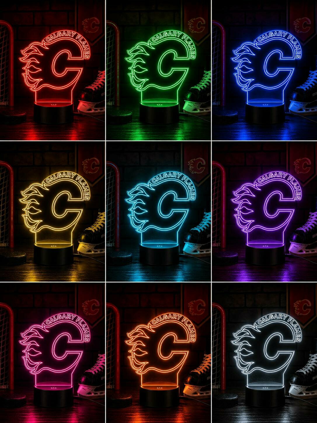 3D-Светильник Calgary Flames — фото 1