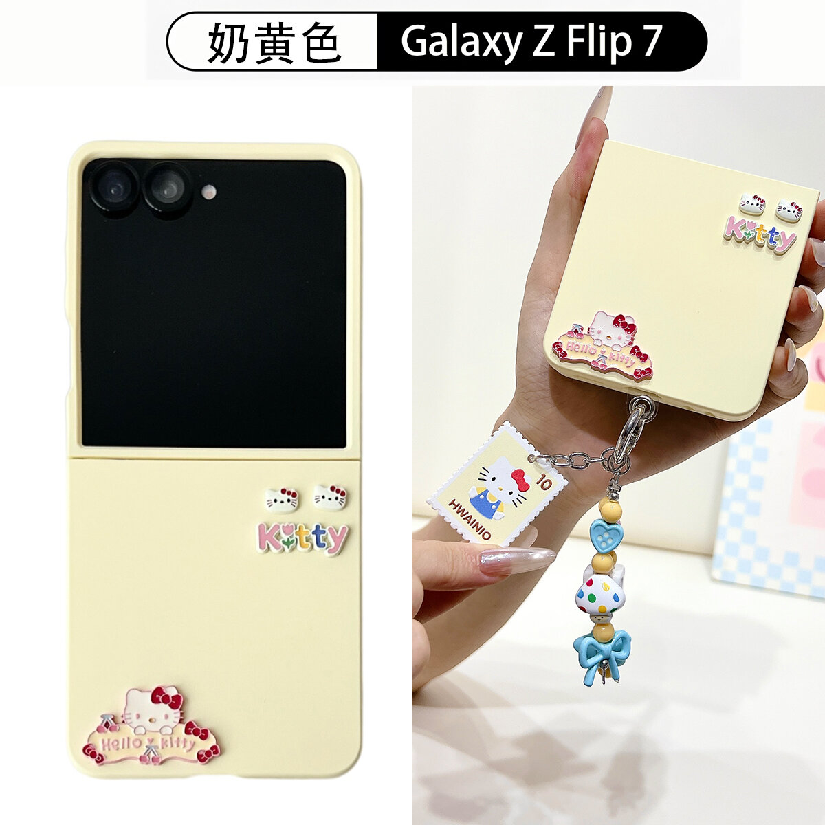 Подходит для Samsung Galaxy Z Flip7 / Самсунг Галакси Z Flip7 Чехлы для телефонов, soft touch,360° Полная защита, чехол-кардиомонитор, поликарбонат (PC), защита камеры, ударопрочный, усиленные углы
