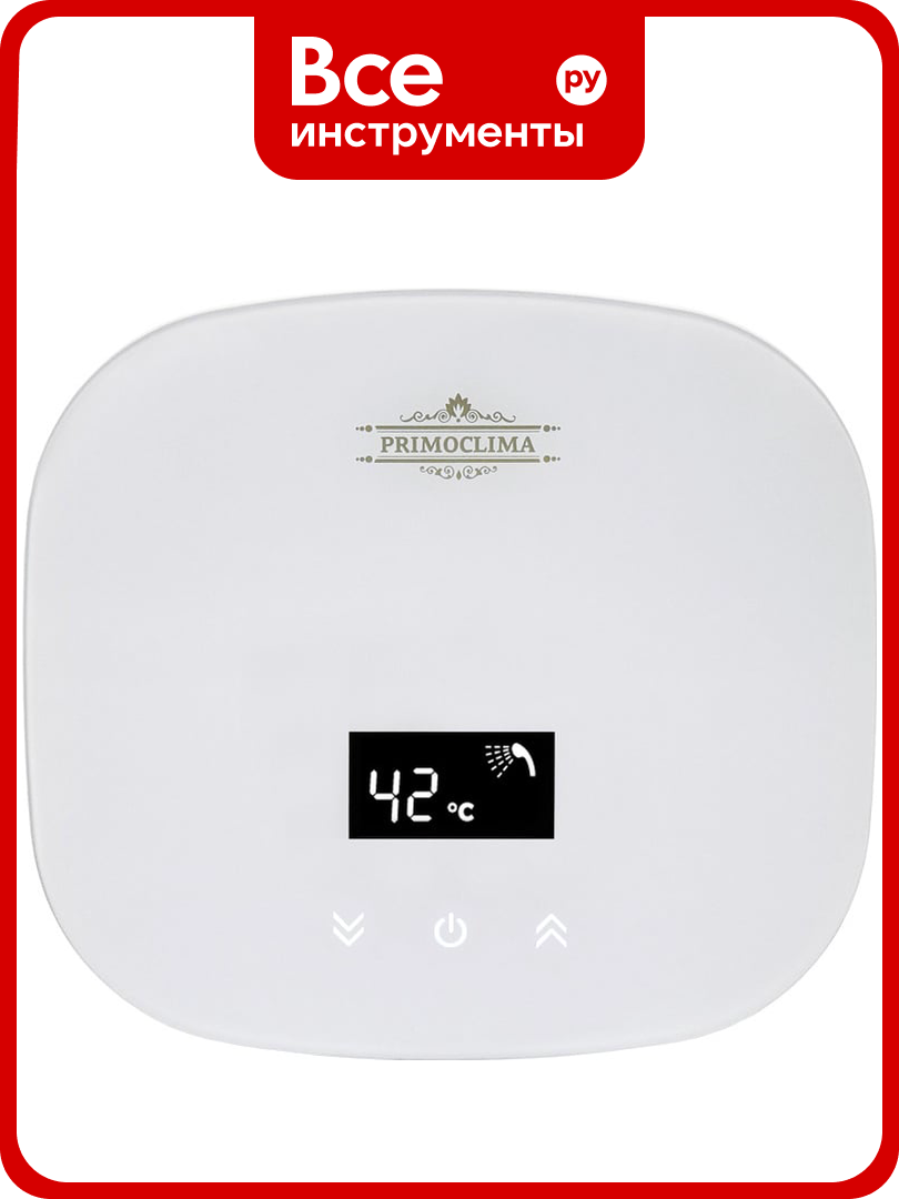 Электрический проточный водонагреватель Primoclima THERMA 5.5 кВт, белый PC THERMA 5.5 (W)