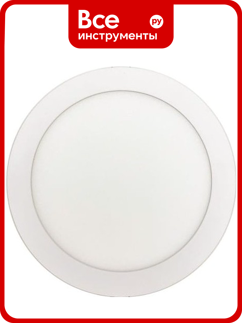 Cветильник светодиодный встраиваемый Elvan 102R-18W-6000K-Wh VLS-102R-18W-WH-Wh, светодиодная