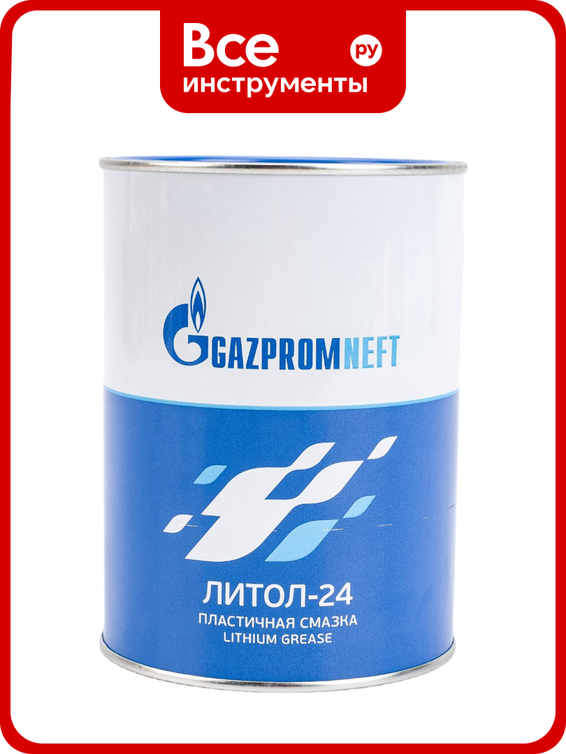 Смазка GAZPROMNEFT ЛИТОЛ-24, водостойкая паста на основе минерального масла с литиевым мылом, температурный