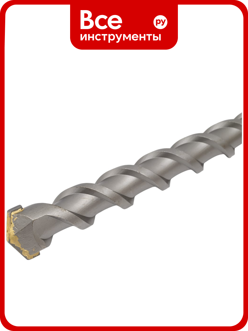 Бур SDS-max ASDS401000 (40x1000 мм) AEG, перфораторов, двойное лезвие, SDS-Max хвостовик, для бетона, кирпича и камня