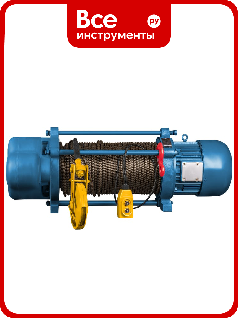 Электрическая лебедка GEARSEN KCD 1 т, 100 м, 380 В GKCD 1000-100-380