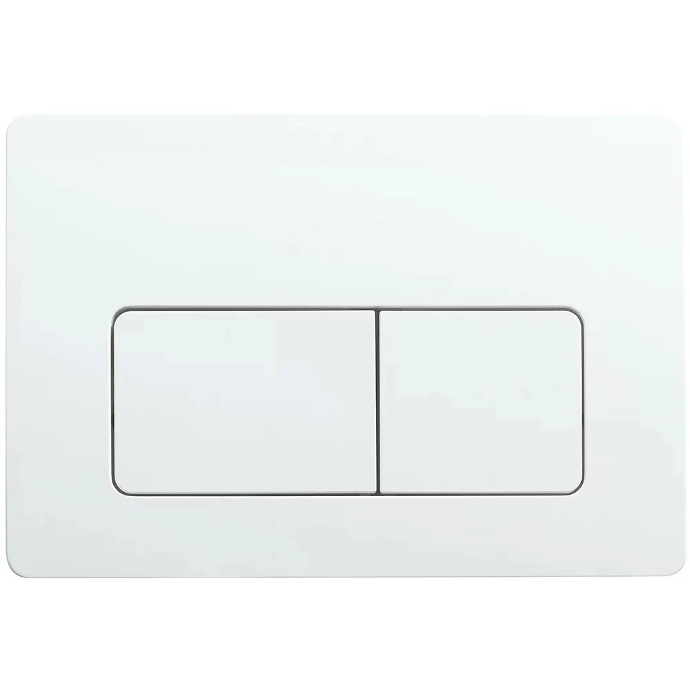 Кнопка смыва для унитаза Veconi Flush V5 белая, глянцевая, кнопка для инсталляции, двойной смыв