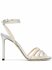 Босоножки JIMMY CHOO Mimi, размер 35, серебристый