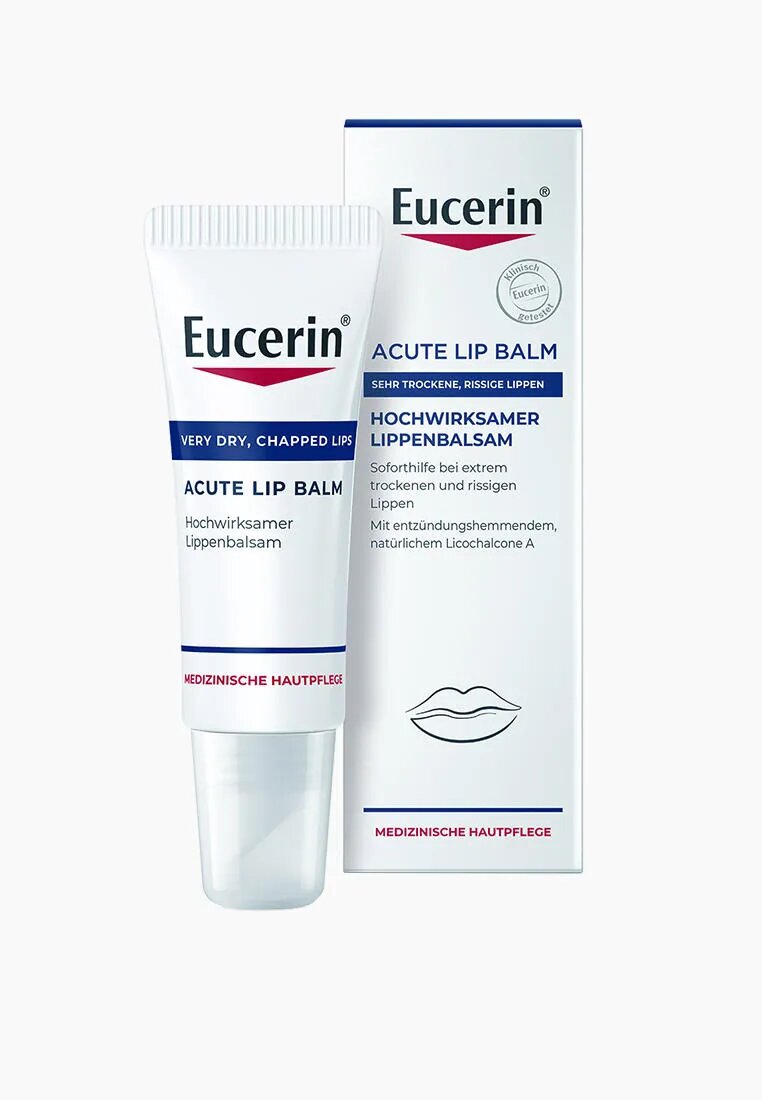 Eucerin Бальзам для губ 10 мл прозрачный