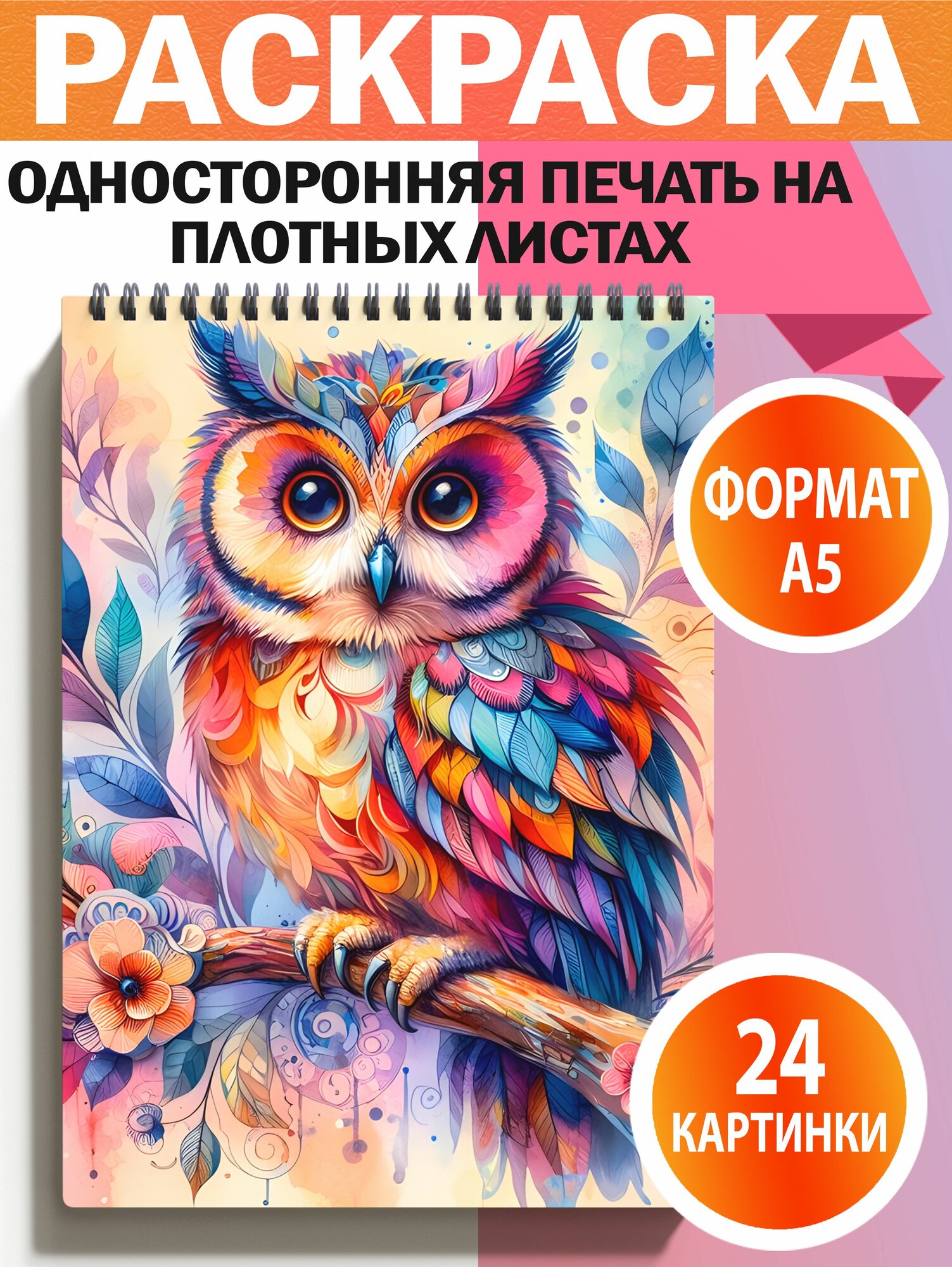 Раскраска Совы