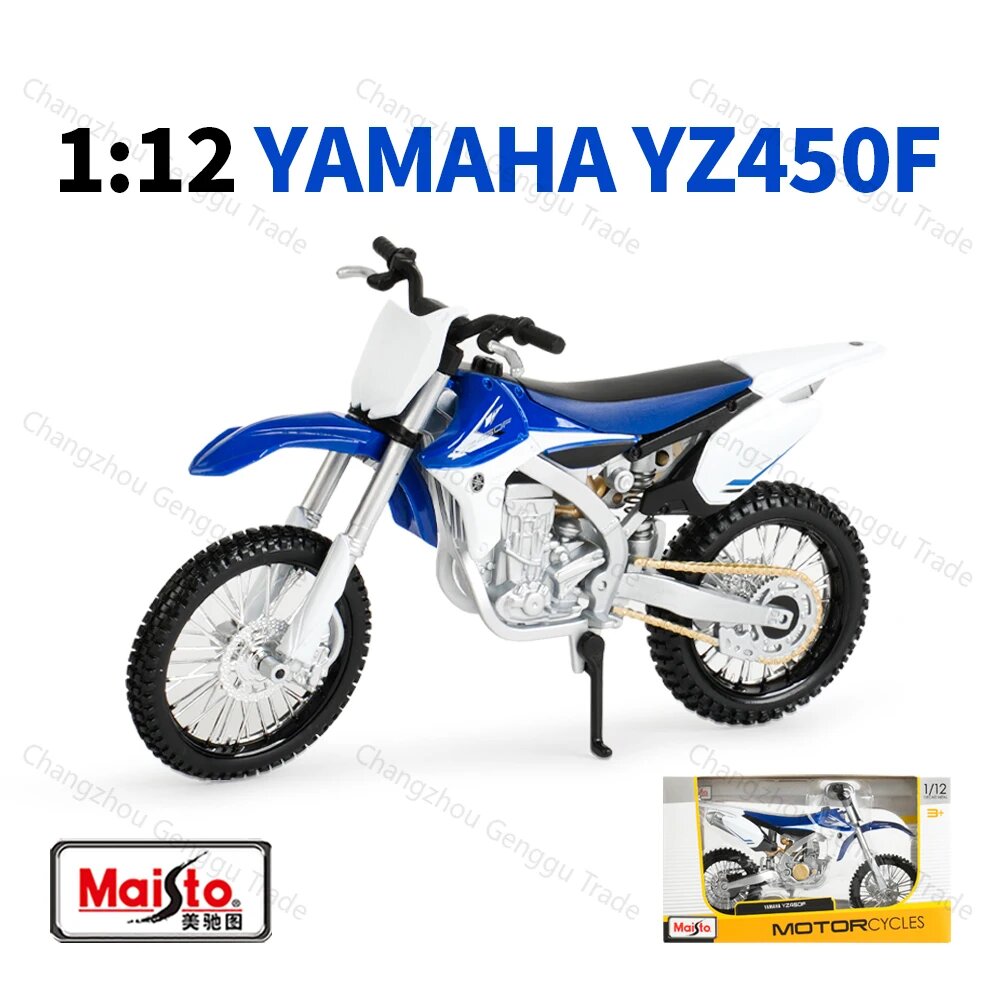Maisto 1:12 Yamaha YZ450F литые автомобили, коллекционные хобби, модель мотоцикла, игрушки
