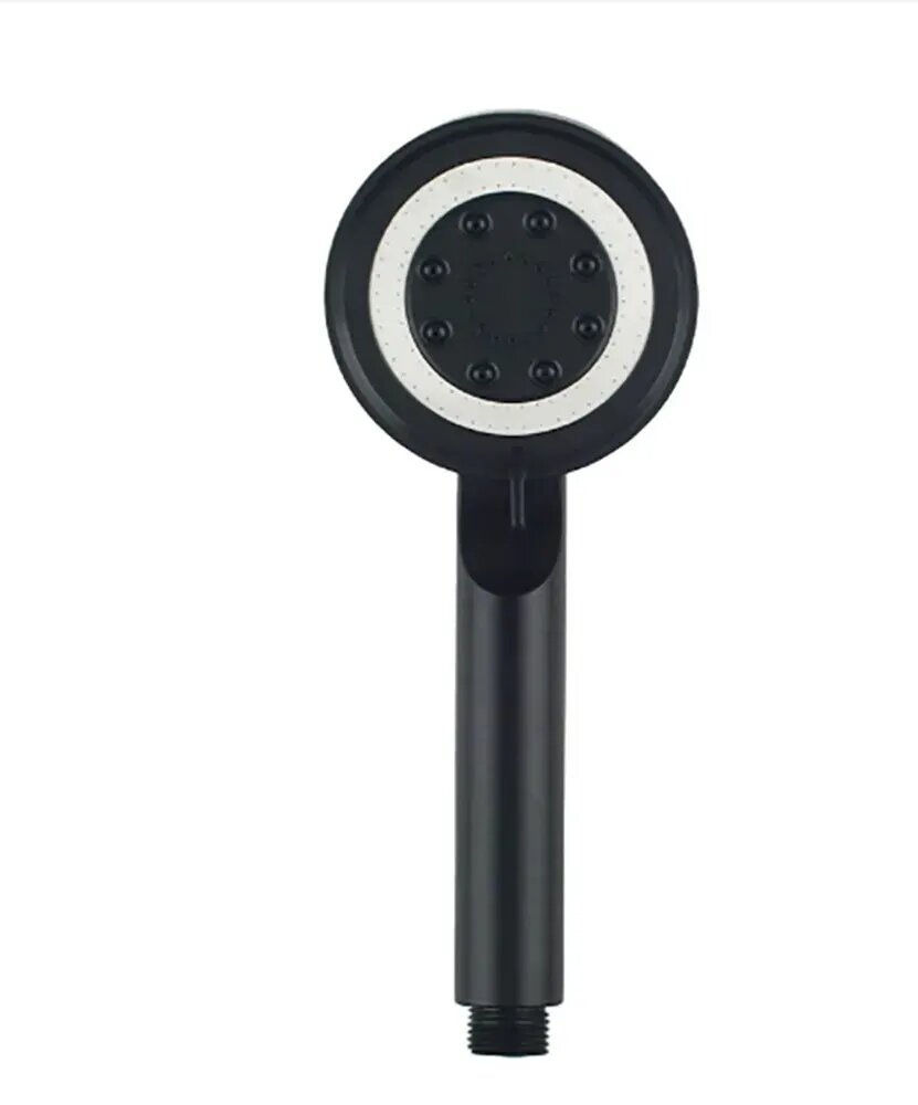 Портативная душевая лейка с фильтрами Black Shower Head