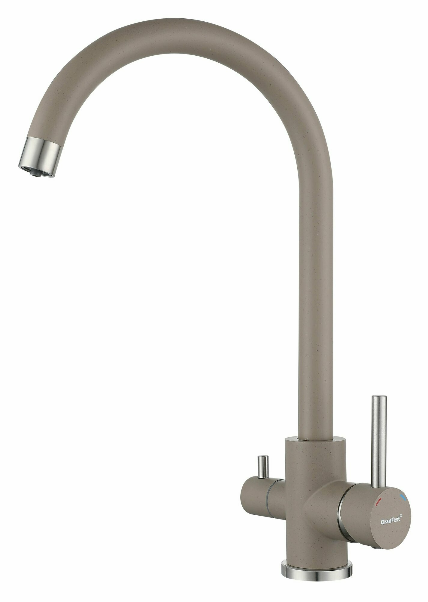Смеситель для кухни GranFest QUARZ GF-Z-5420 песочный