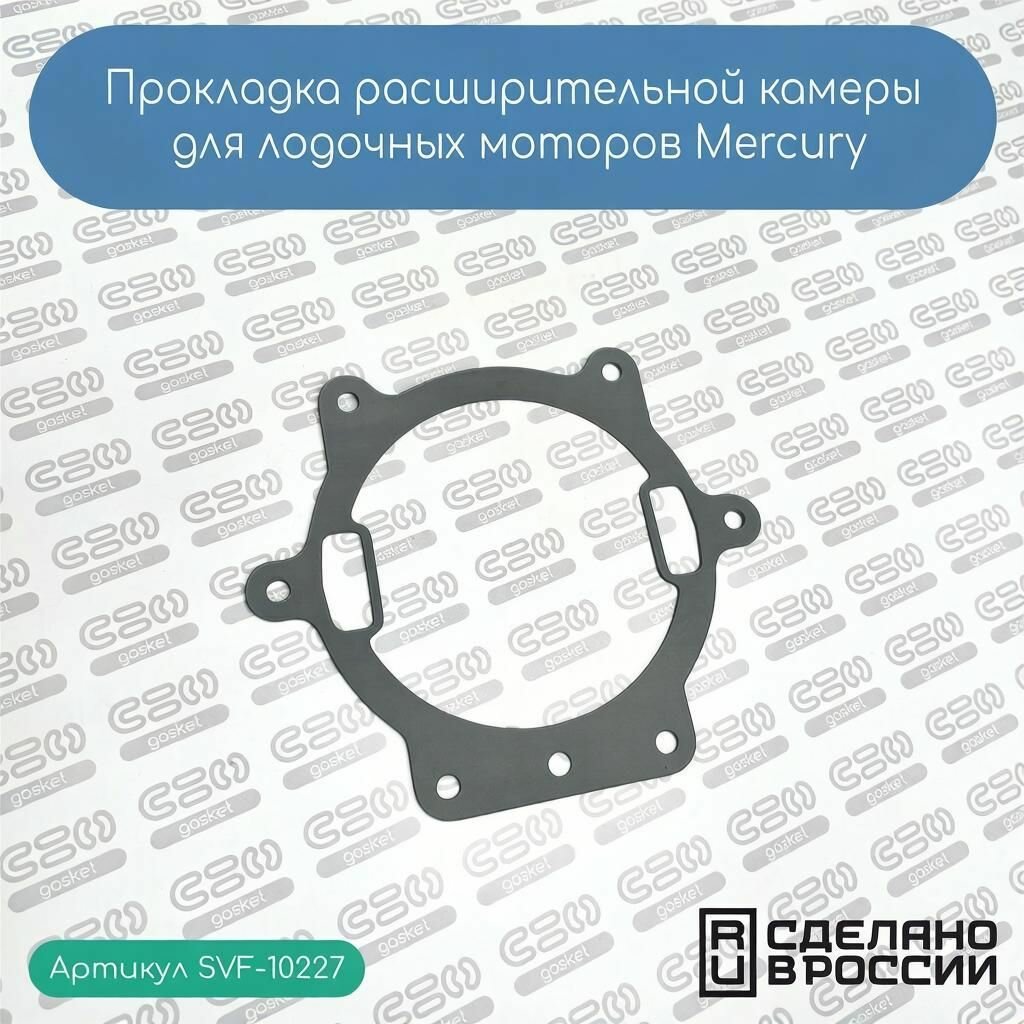Прокладка расширительной камеры к переходной плите для Mercury (880738) чер.