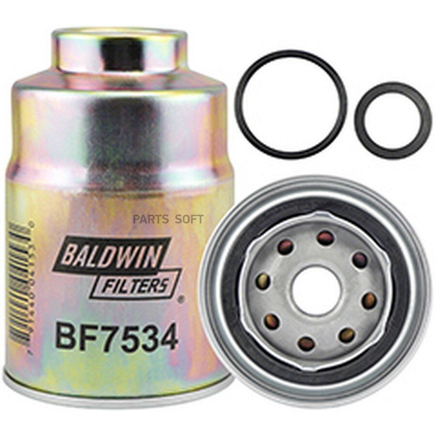 Фильтр топливный BF7534 Baldwin от официального дистрибьютора, BALDWIN, артикул BF7534