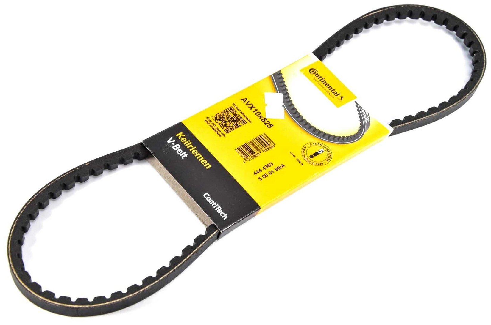 CONTITECH 10X825 CT-10X825_ремень клин. !\ BMW E34 2.0/2.5 <90/E28 2.0/2.5 <88, MAN