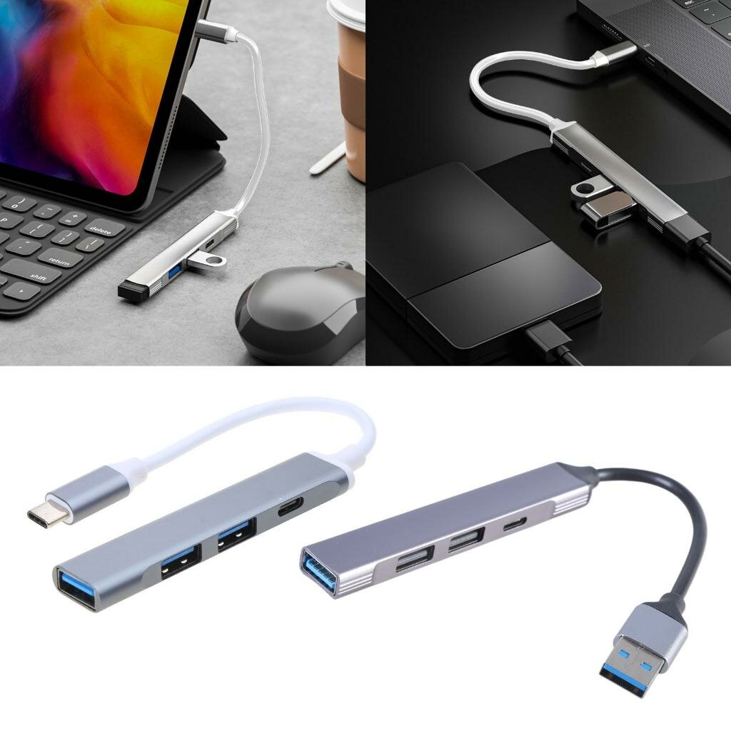 USB-C хаб 4 в 1, Интерфейс USB — фото 1