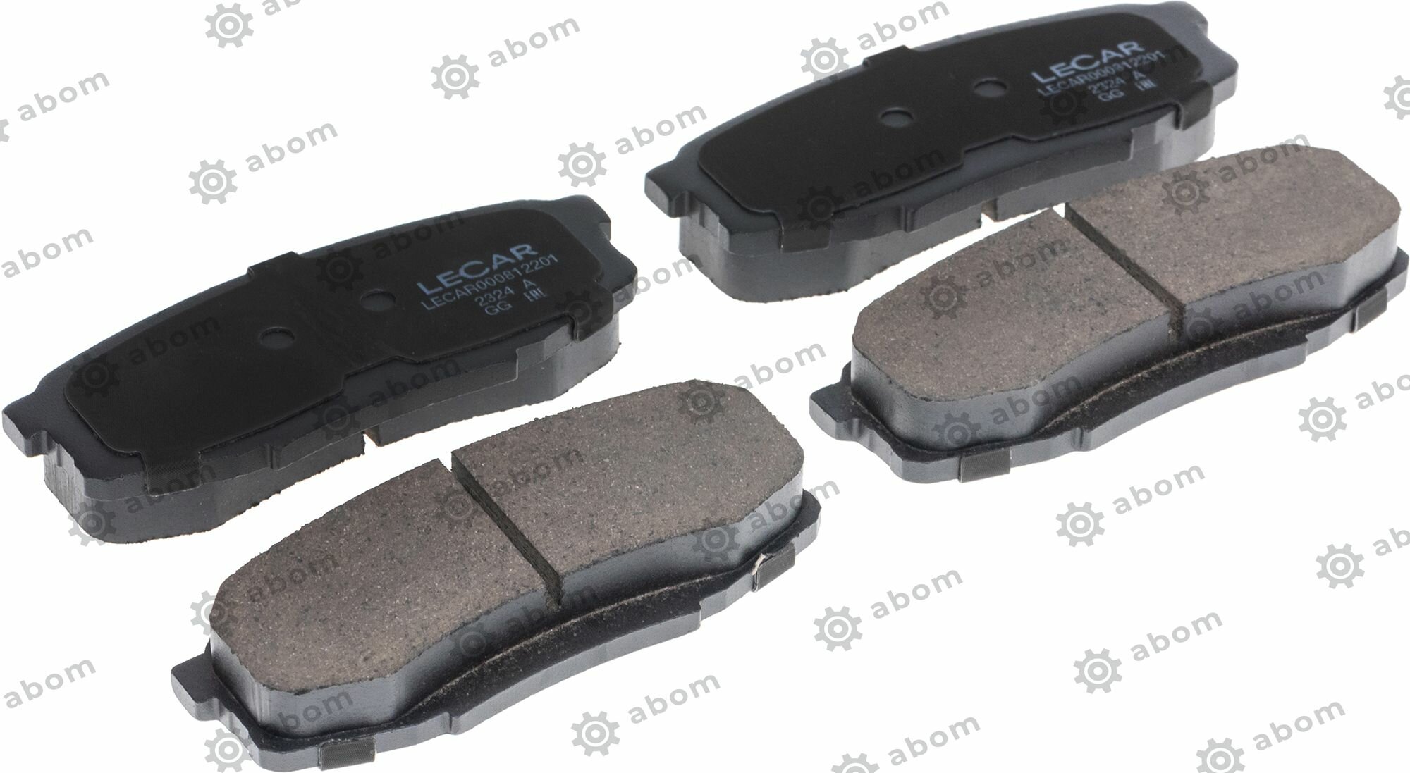Тормозные колодки дисковые Задние сист. Advics Toyota Land Cruiser 200 07- LECAR LECAR000812201