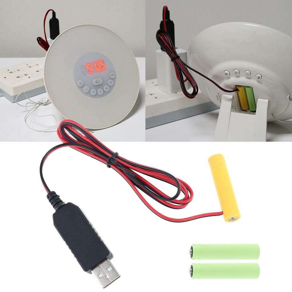 Адаптер питания USB для батареек AAA, 4ААА — фото 1