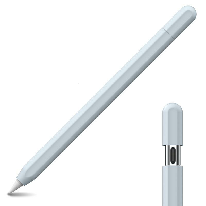 Силиконовый чехол для Pencil 3 (USB-C), Светло-голубой