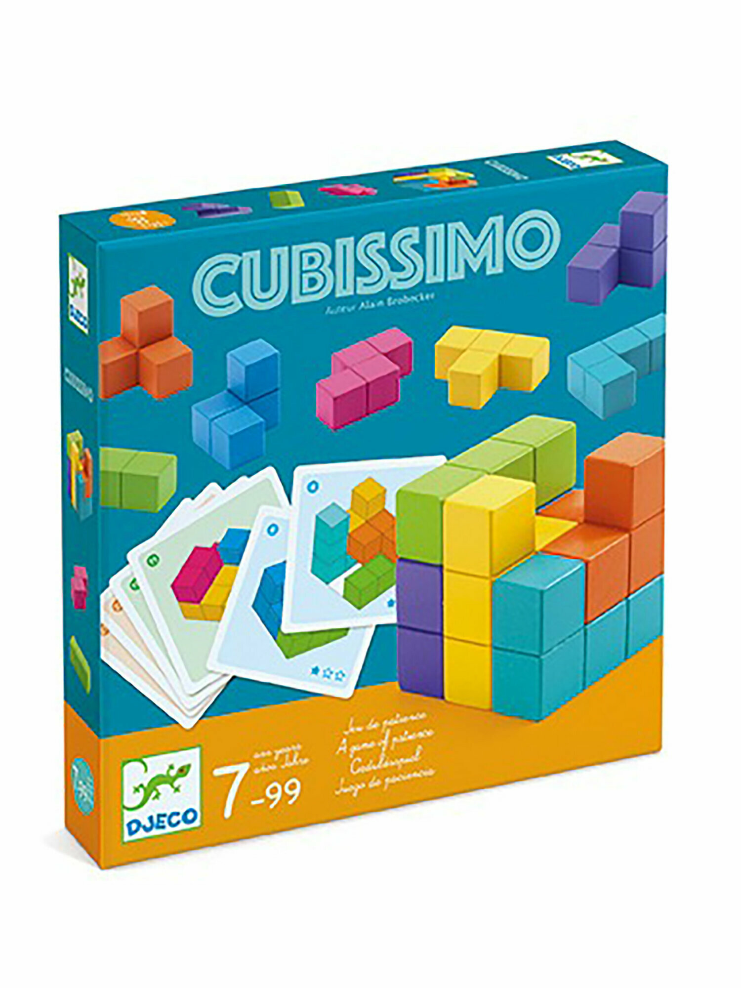 Развивающая деревянная игрушка головоломка пазл Djeco Cubissimo Кубиссимо