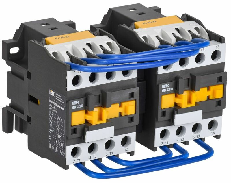 Контактор КМИ-22530 реверс 25А 400В/АС3 2НО KARAT IEK KKM23-025-400-20-1