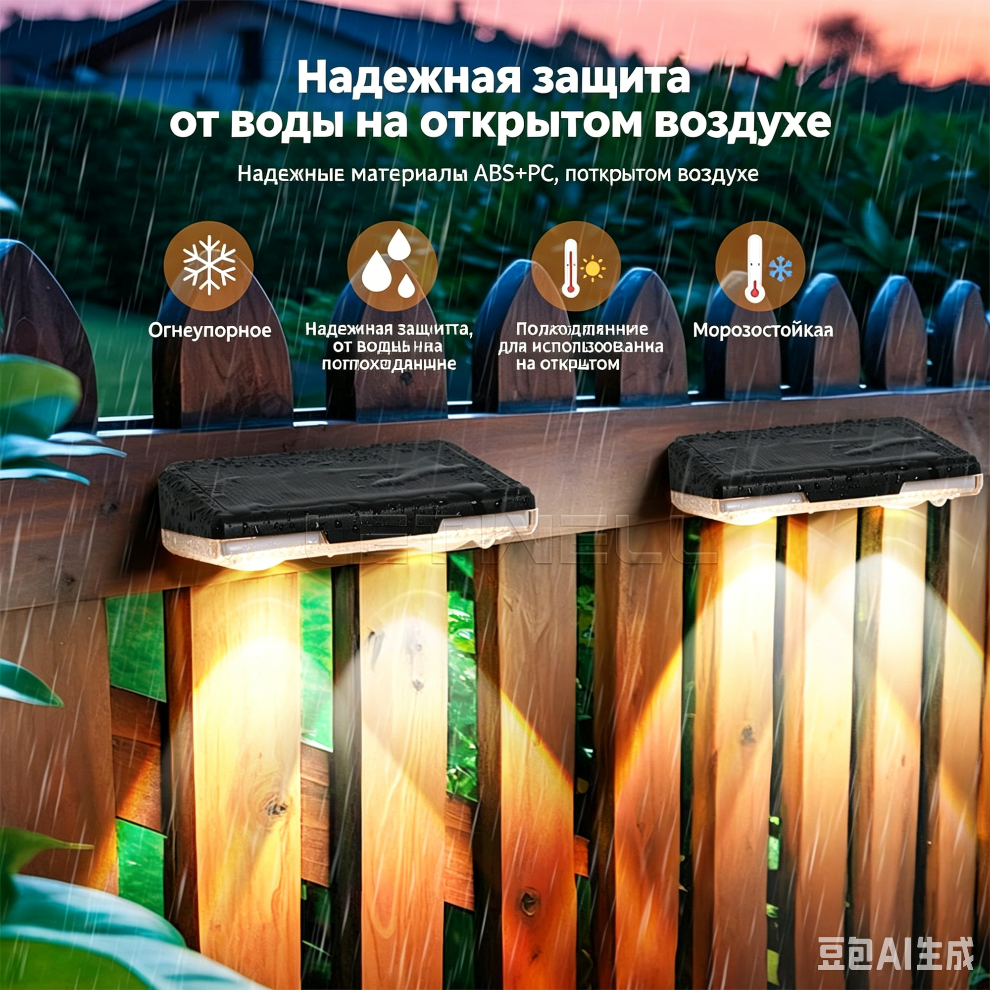 Солнечный уличный светильник автономный садовый фонарь на солнечных батареях IP65 водонепроницаемый дачи двора дорожек