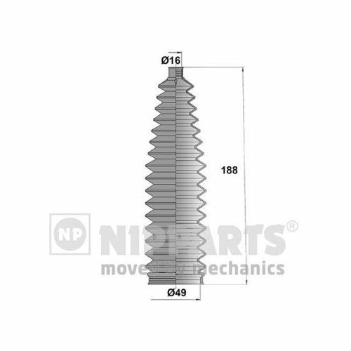 Комплект пылника, рулевое управление, TOYOTA 45535-49045 (1 шт.)