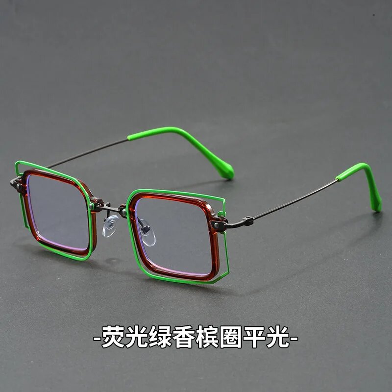 Очки без оправы green brown, рецепт 0