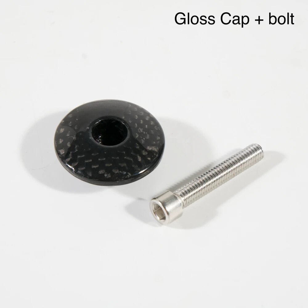 Крышка рулевой колонки карбон Gloss Cap 1-1/8"