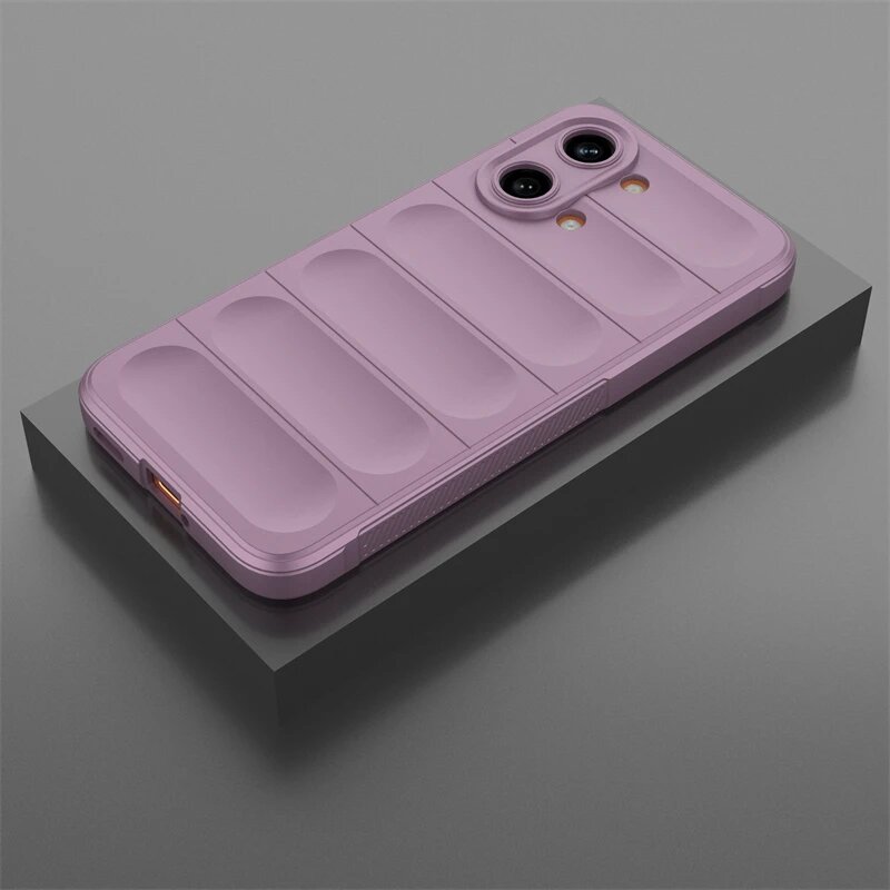Чехол фиолетовый Xiaomi POCO X8 Pro, силикон
