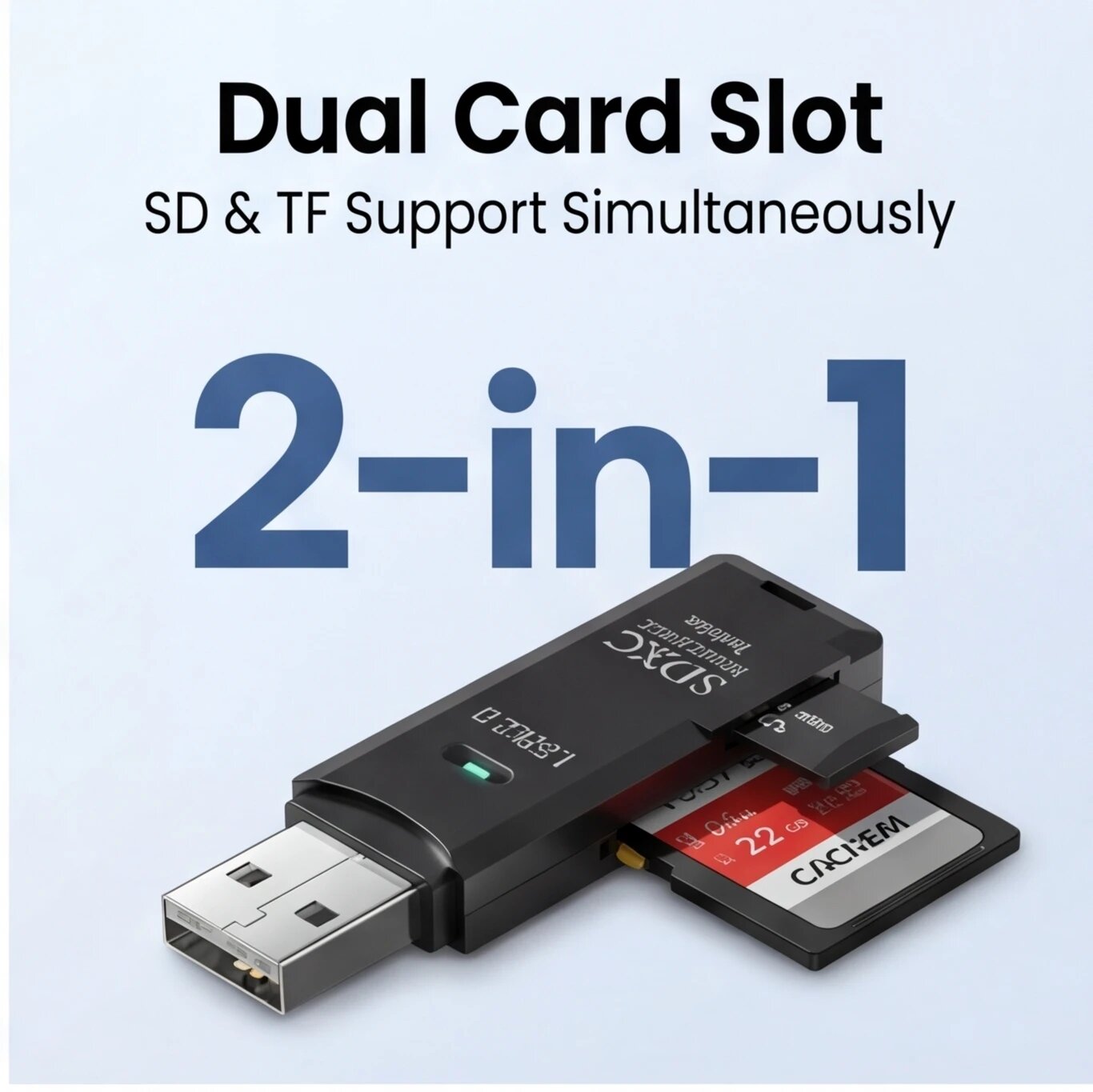 Кардридер USB 2.0 — фото 1