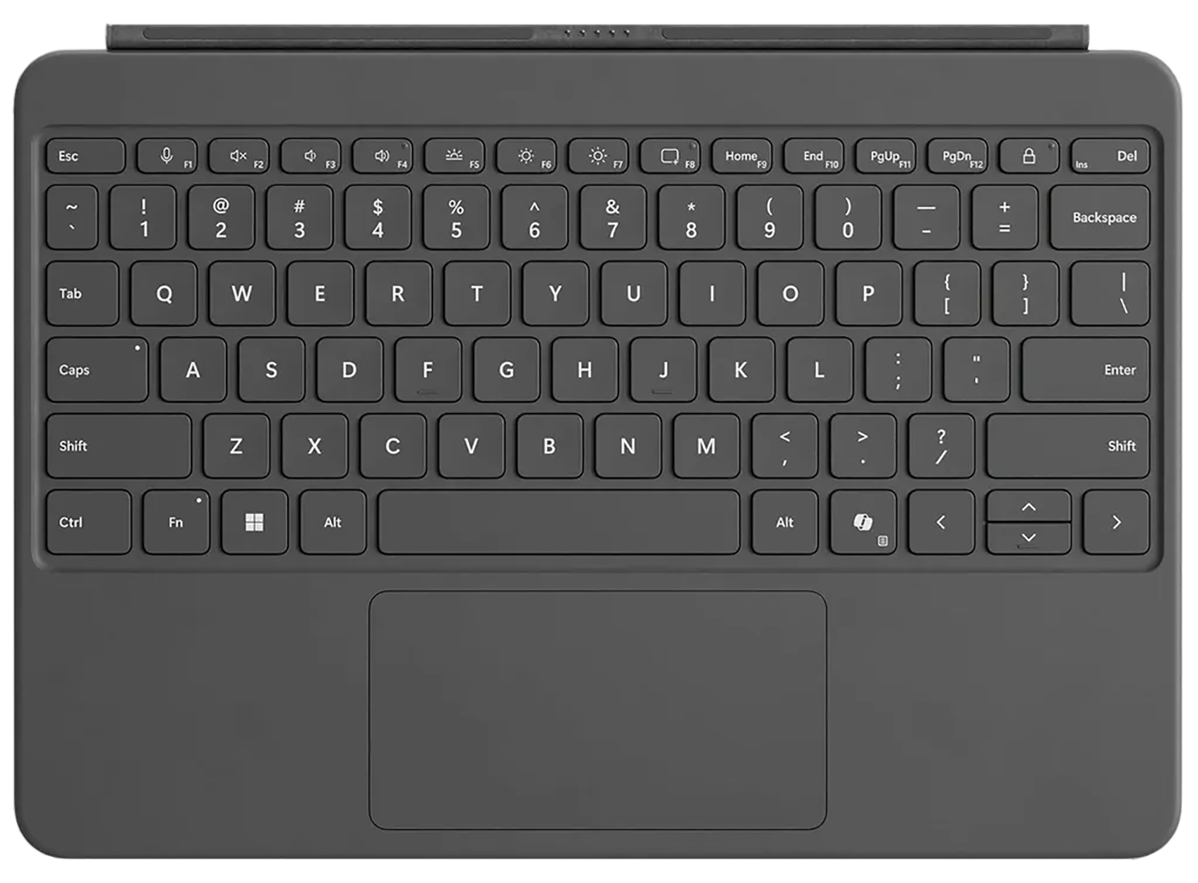 Клавиатура-чехол Microsoft Surface Pro 12" Keyboard, Copilot AI, Slate