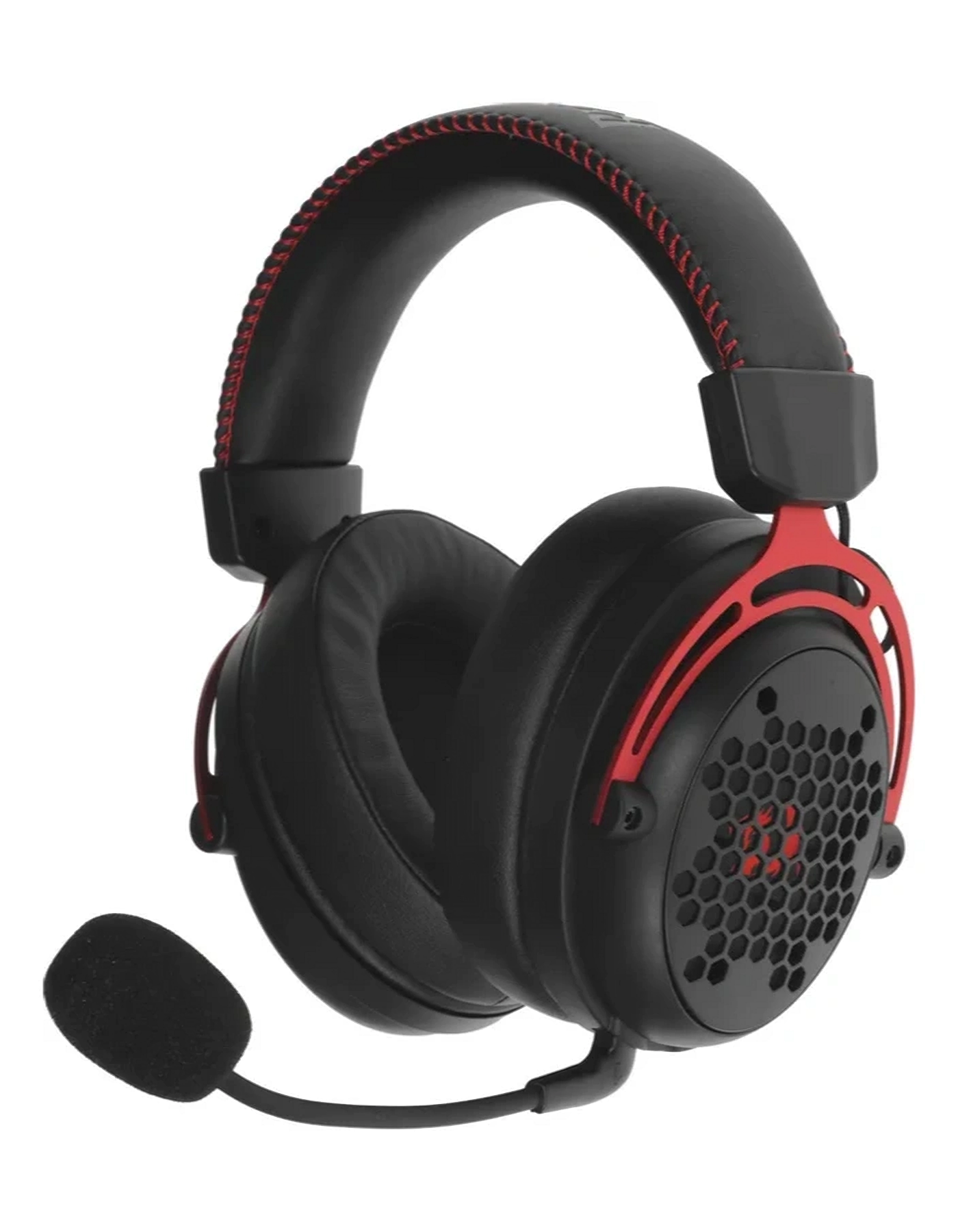 Гарнитура проводная Redragon Diomedes 71126 USB, звук 7.1, черная/красная