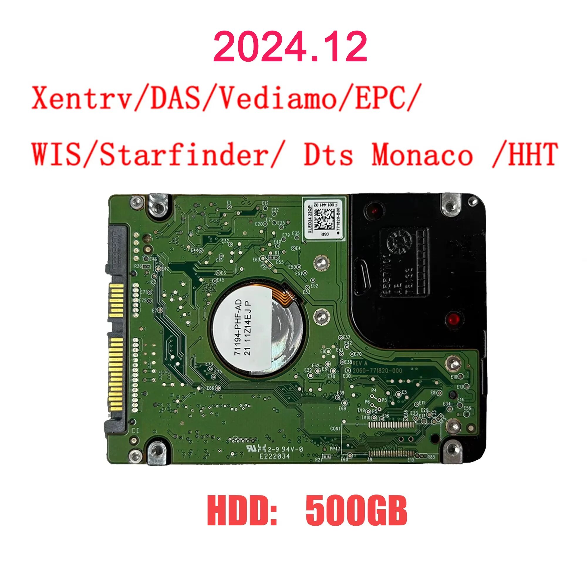 2024.12 Mb Star C4 C5 Программное обеспечение для диагностических инструментов Xentry Dts Monaco Das Vediamo HHT EPC WIS Считыватель кодов Многоязычный язык