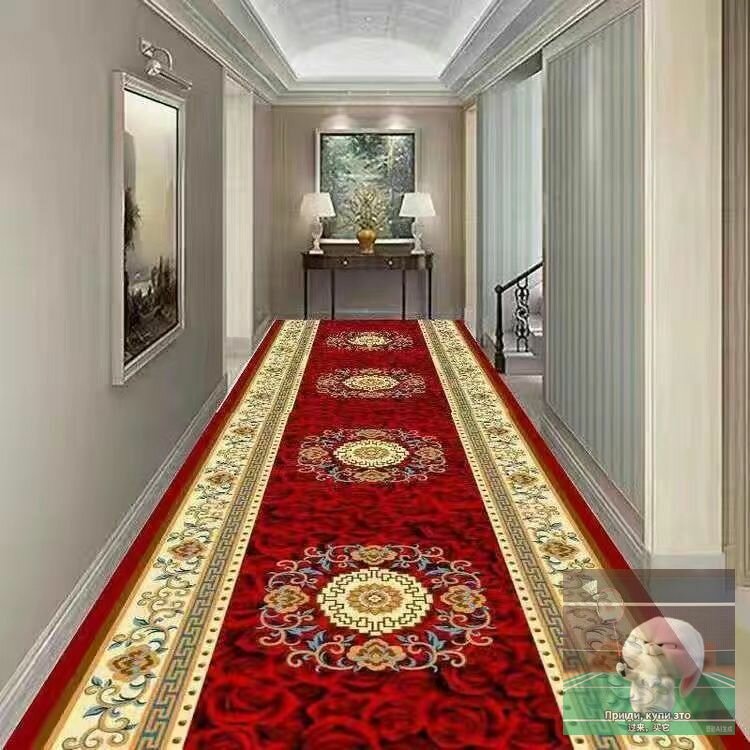 Ковёр европейского стиля 120×300 см. Идеально подходит для укладки в коридорах.