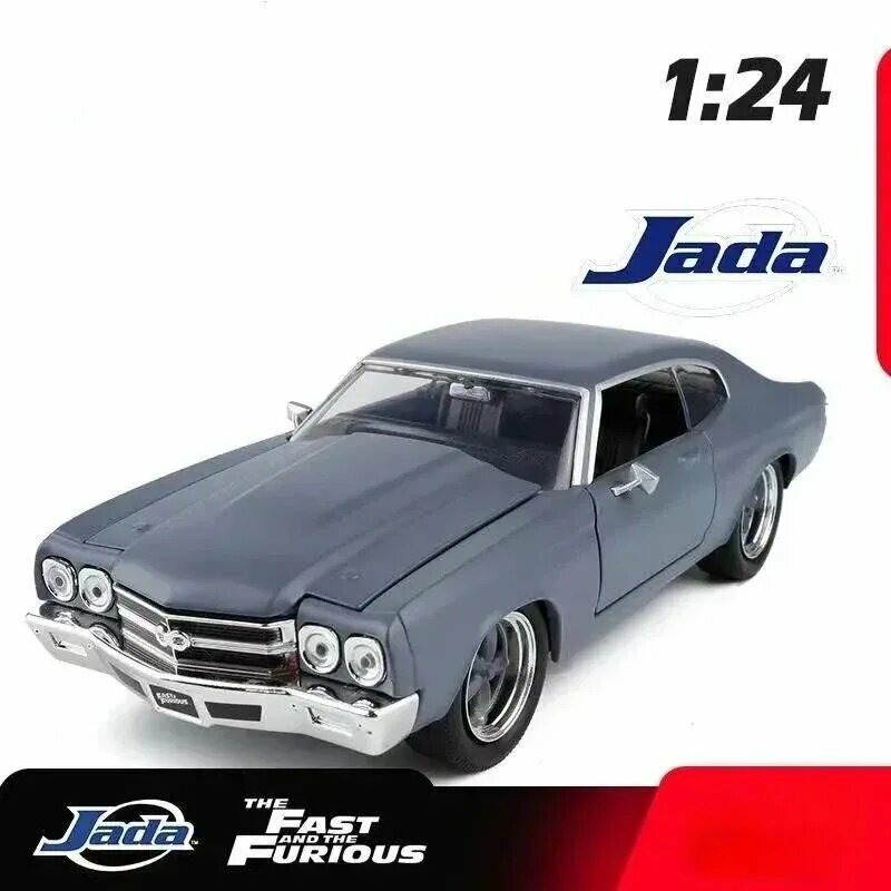 Jada 1:24 1970 Chevrolet Chevelle SS Car, Металлическая модель автомобиля, мальчик игрушечный подарок, хобби коллекция