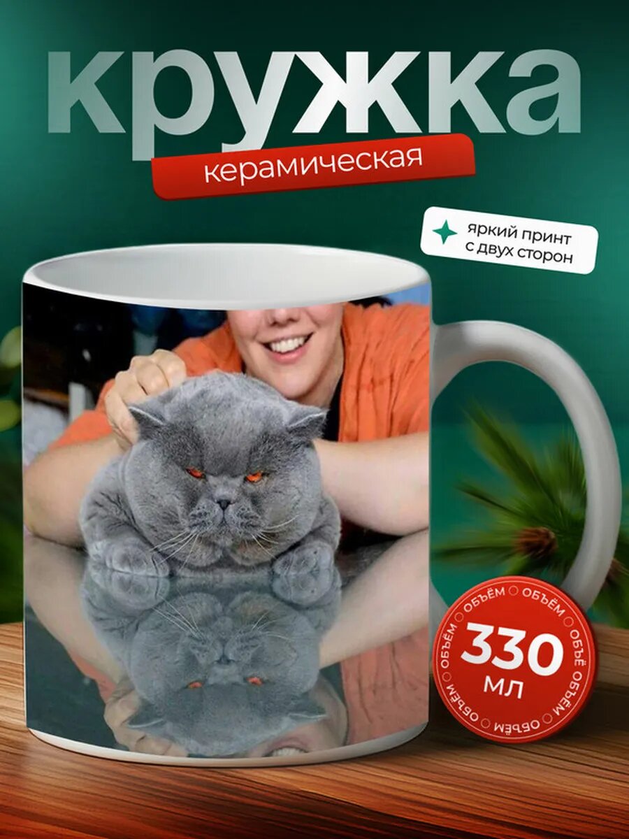 Кружка Гибралтарский скальный кот 31,