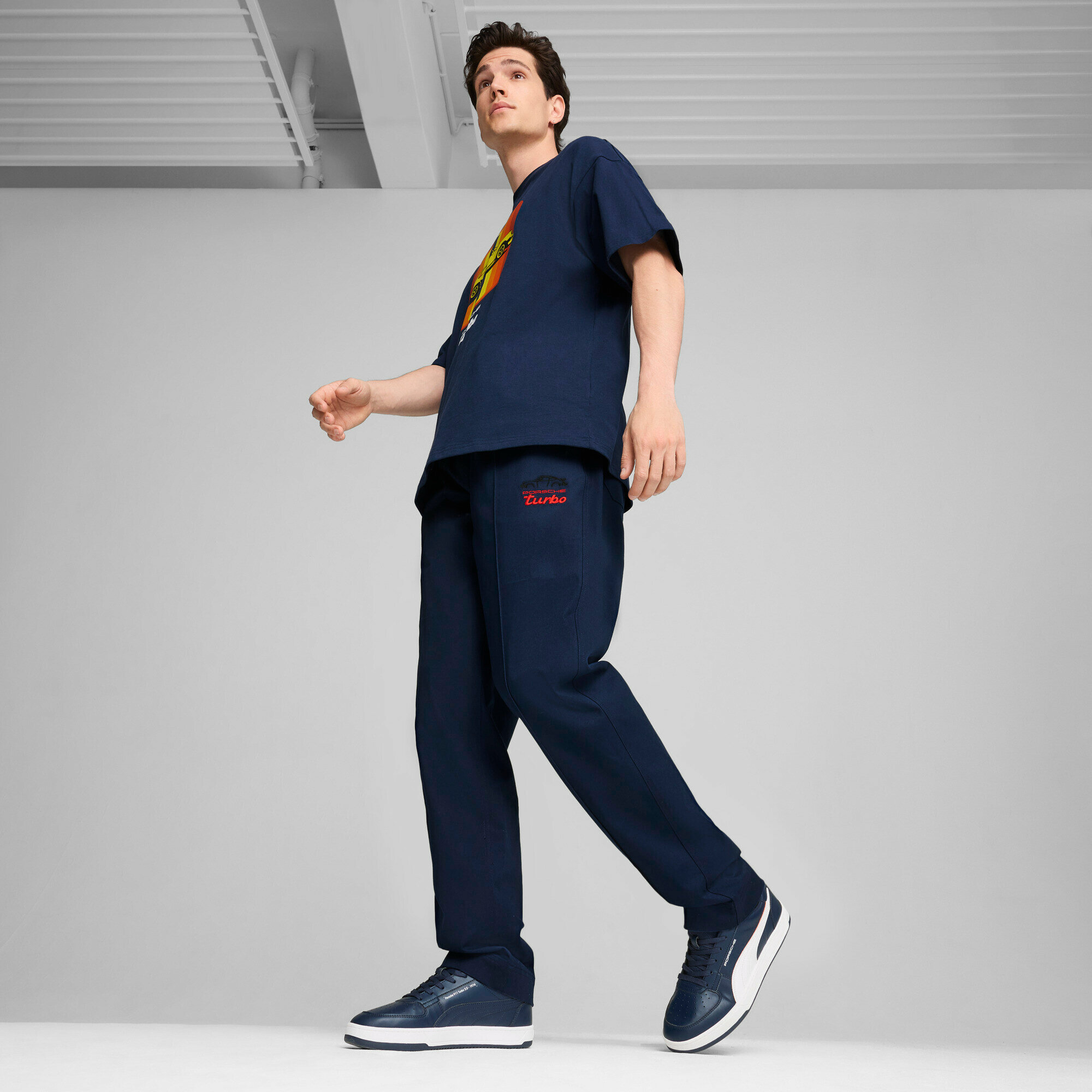 Брюки PUMA PORSCHE LEGACY Statement Pants, размер XXL, синий — фото 1