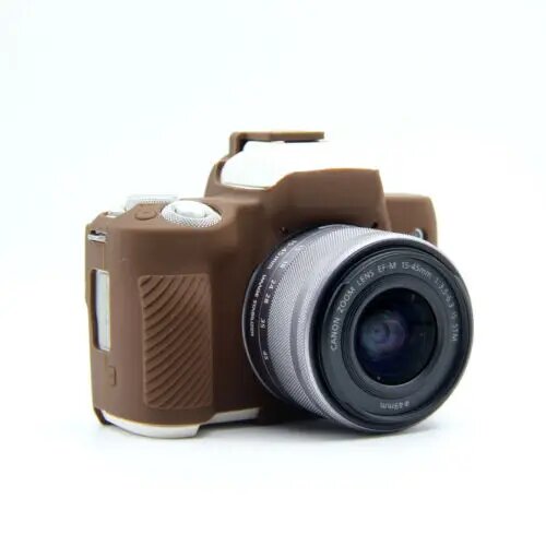 Силиконовый чехол Canon EOS M50 Mark II Коричневый