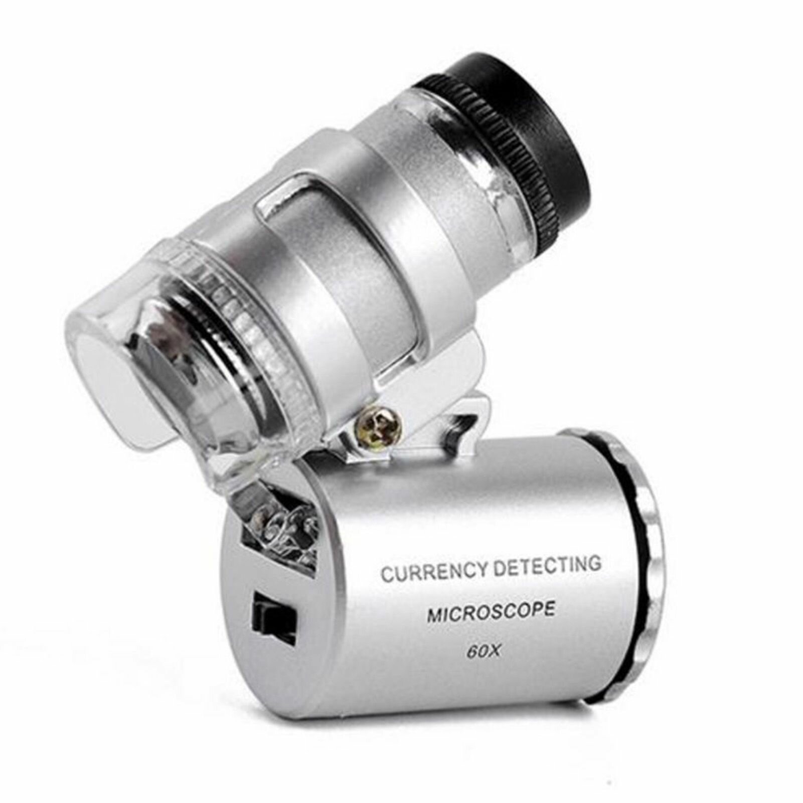 Микроскоп карманный OEM 9882 со светодиодной и ультрафиолетовой подсветкой.