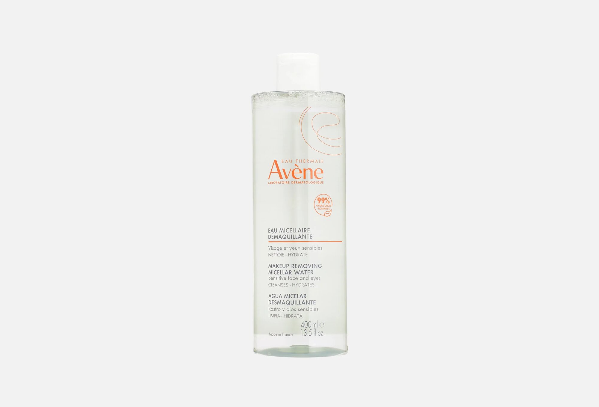 Лосьон EAU THERMALE AVENE "THE ESSENTIALS", для снятия макияжа, для чувствительной кожи, 400мл