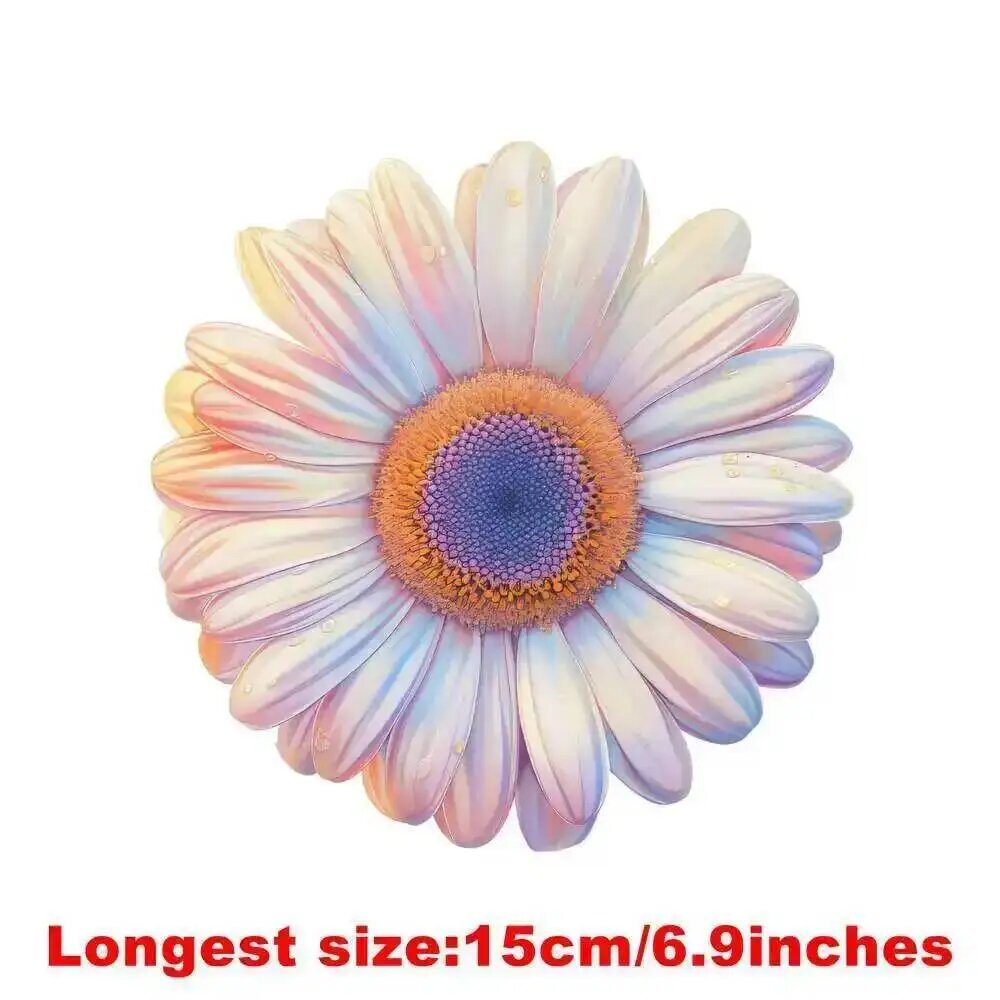 Термонаклейка для футболки "Dahlia Daisy", 15см