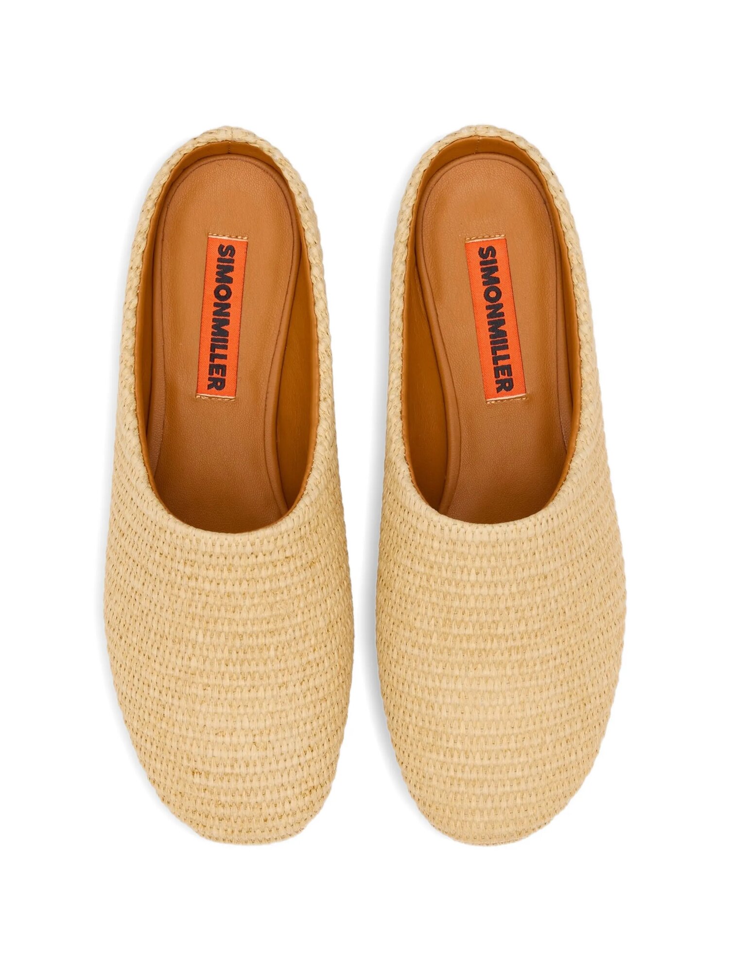 Мюли Simon Miller Riad raffia mules, размер 41, разноцветный — фото 1