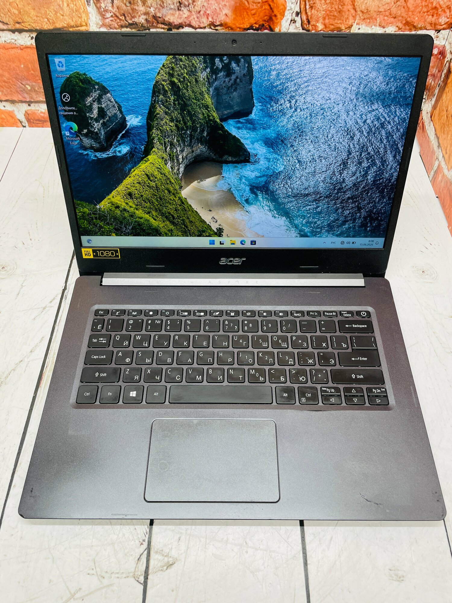 Ноутбук 14, Acer A514, Intel Core i5 1035G1, 8 Gb DDR4, 256 Gb SSD, Intel UHD