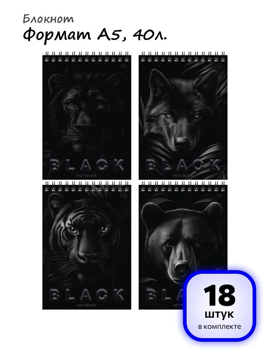(18 штук) - Блокнот А5 40л, арт. 379076